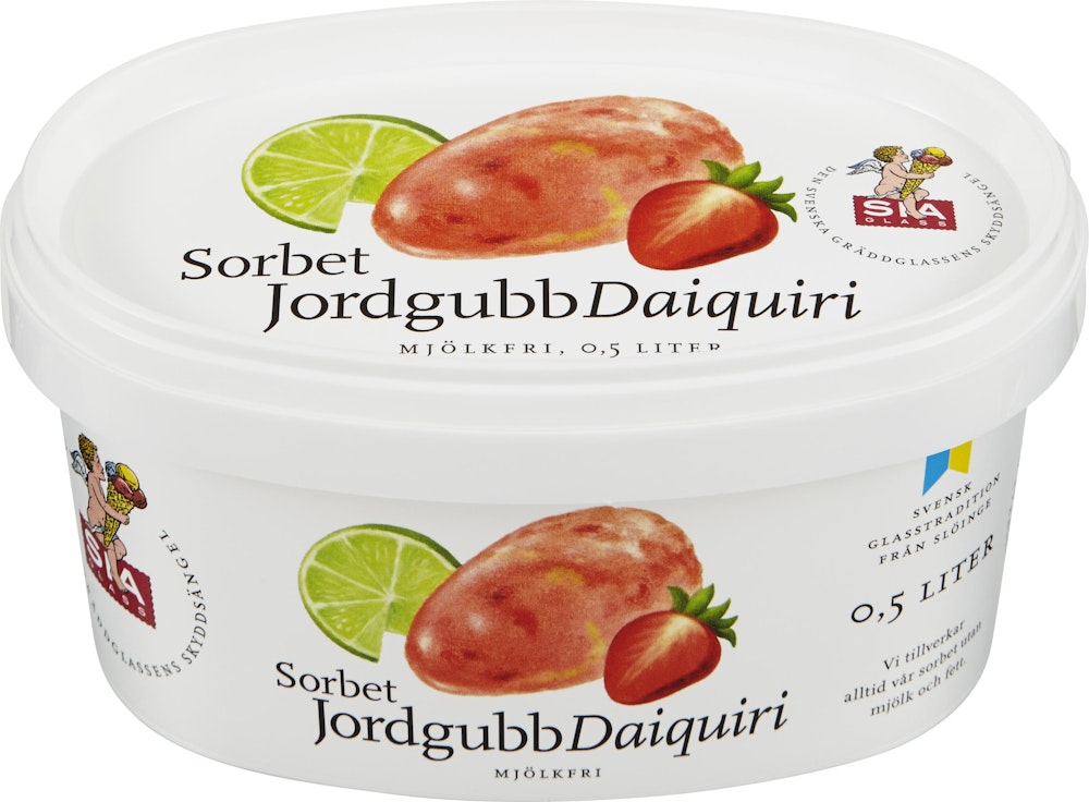 Sorbet Jordgubb Daiquiri 05l Sia Glass Mathem