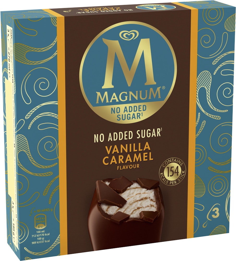 Magnum Vanilla Caramel 3 P Gb Glace 3 St Mathem