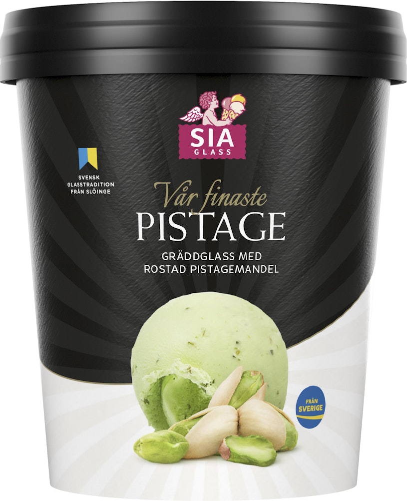 Gräddglass Vår Finaste Pistage 05l Sia Glass Mathem
