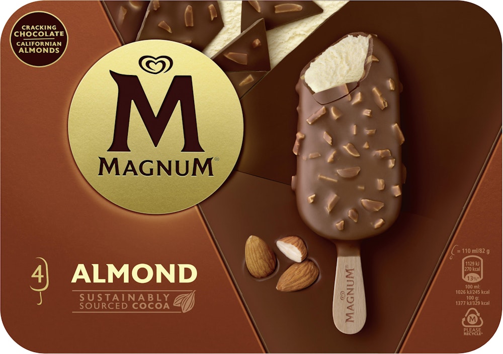 Magnum Mandel 4 P Gb Glace Mathem