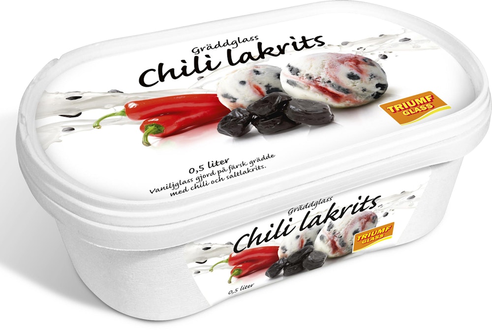 Chili And Lakrits 05l Triumf Glass Mathem
