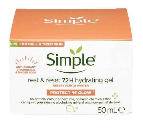Kjøp Simple Rest & Reset 72h Hydrating Gel Kjøp Simple Rest & Reset 72h Hydrating Gel