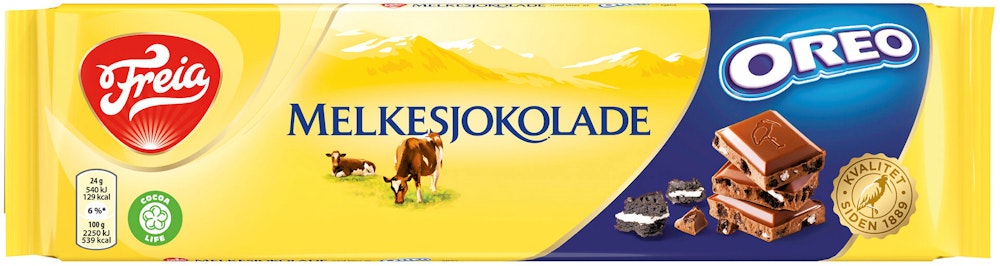 Melkesjokolade Med Oreo Oda